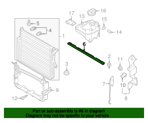 7L0-121-345 - Seal Strip - 2004-2010 Volkswagen Touareg | VW OEM Parts ...