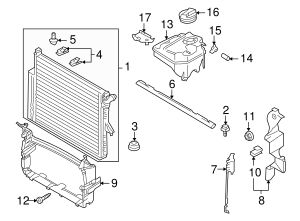 7L0-121-345 - Seal Strip - 2004-2010 Volkswagen Touareg | VW OEM Parts ...