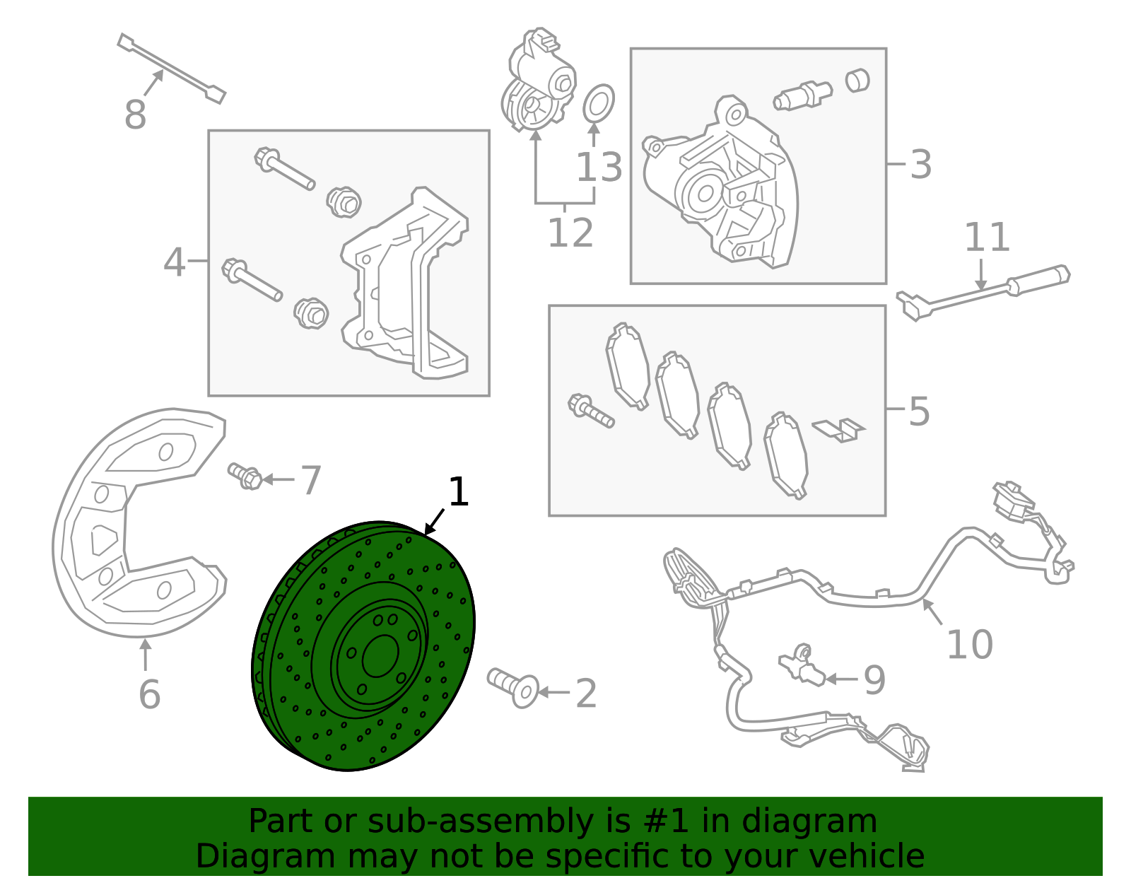 2019-2024 Mercedes-Benz G 550 Rotor 4634230100 | Retail Performance ...