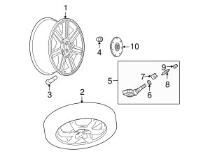 09596017 GM Spare Wheel | GM Parts Store