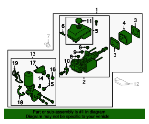 2017-2020 Infiniti QX80 Master Cylinder Assembly 46007-5ZS7C | INFINITI ...