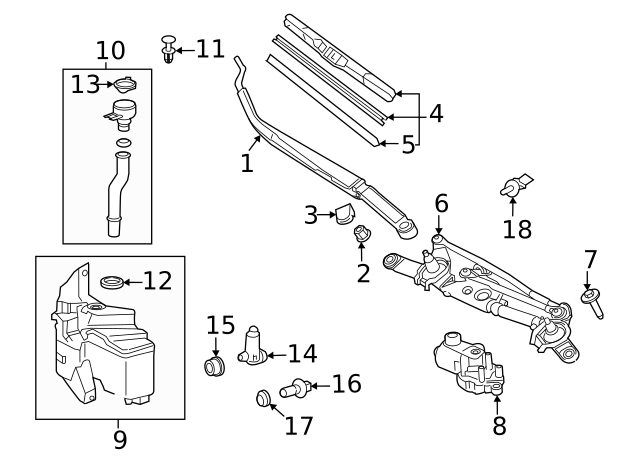 85301-0A060 - Washer Fluid Reservoir Filler Pipe 2022-2023 Toyota ...