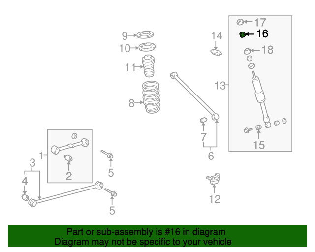 1998-2021 Toyota Land Cruiser Cushion 90948-01064 | Toyota Parts Center