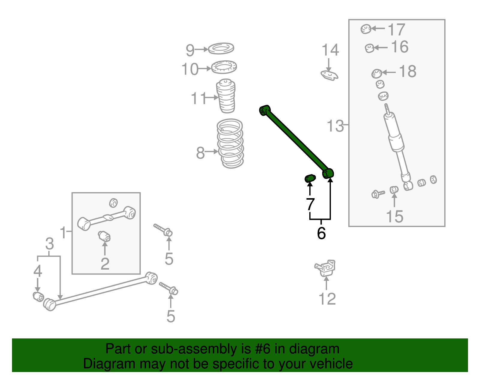 1998-2007 Toyota Land Cruiser Lateral Rod 48740-60080 | Retail ...
