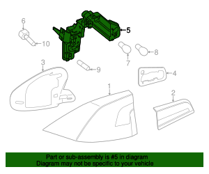 31294262 - Tail Light Socket 2011-2018 Volvo | AutoNationParts.com