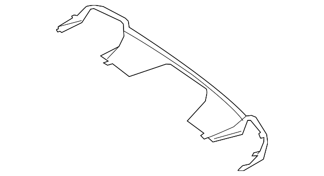 166-885-56-25 - Lower Cover 2012-2015 Mercedes-Benz ML 63 AMG ...