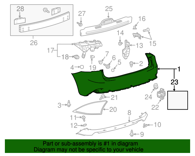 2014-2016 Lexus Bumper Cover 52159-53943 | OEM Vehicle Parts