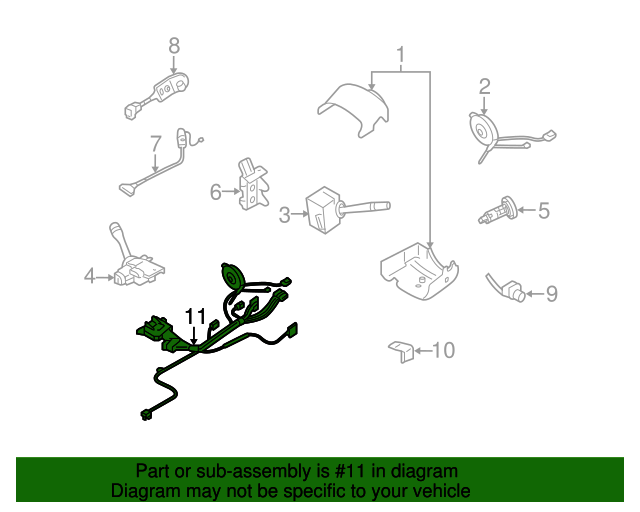 2007 Cadillac SRX Clock Spring 19150411 | QuirkParts