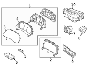 2020-2021 Hyundai Sonata Instrument Cluster 94011-L5050 | OEM Parts Online
