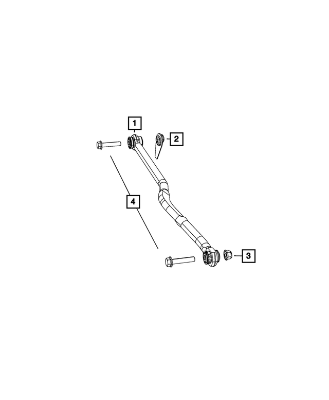 MOPAR GENUINE FRONT BAR - 52059983AG - 52059983AG | Mopar Online Parts