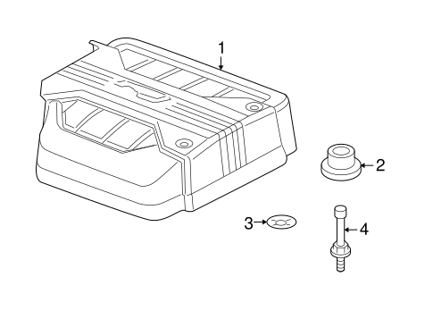 Engine Appearance Cover for 2006 Pontiac Torrent | GMPartsDirect.com