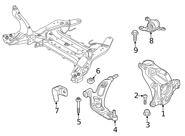 07-14-8-836-182 - Control Arm Bracket Bolt - 2016-2024 BMW | Buy BMW ...