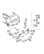 Rear Bumper and Fascia for 2023 Dodge Hornet | Mopar eStore