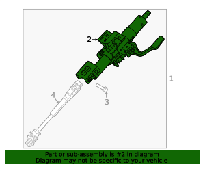 48810-6LB1A - Steering Column 2020-2024 Nissan Sentra | Nissan Parts ...