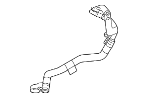 Genuine OEM Water Return Tube Part# LR124541 Fits 2019-2023 Land Rover ...