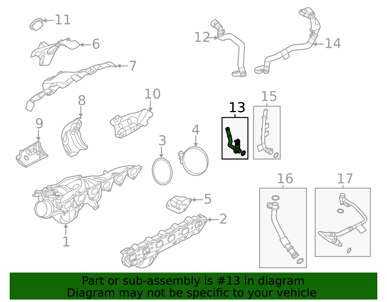 2019-2023 Land Rover Coolant Line LR183050 | OEM Parts Online