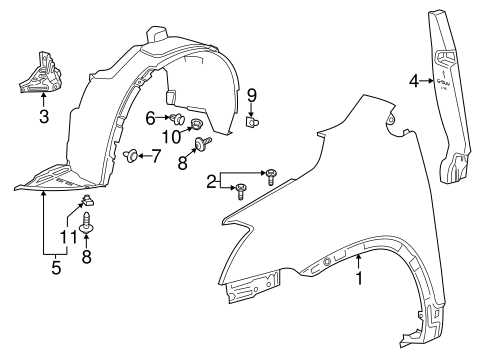 Fender & Components for 2021 Buick Encore | NewGMParts.com