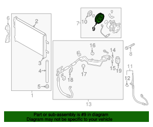 97643-1R100 - Pulley 2012-2017 Kia Rio | Kia.Parts Store