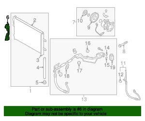 2012-2017 Kia Rio Air Guide - Driver's Side (LH) 29136-1W500 ...