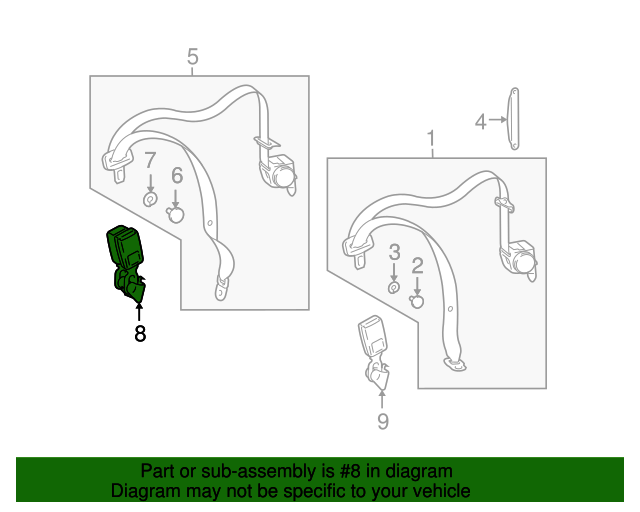 212-860-06-69 - Buckle End 2010-2016 Mercedes-Benz | Mercedes-Benz USA ...