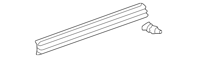 2000-2006 Toyota Tundra Lower Weather-Strip 67887-0C010 | OEM Parts Online