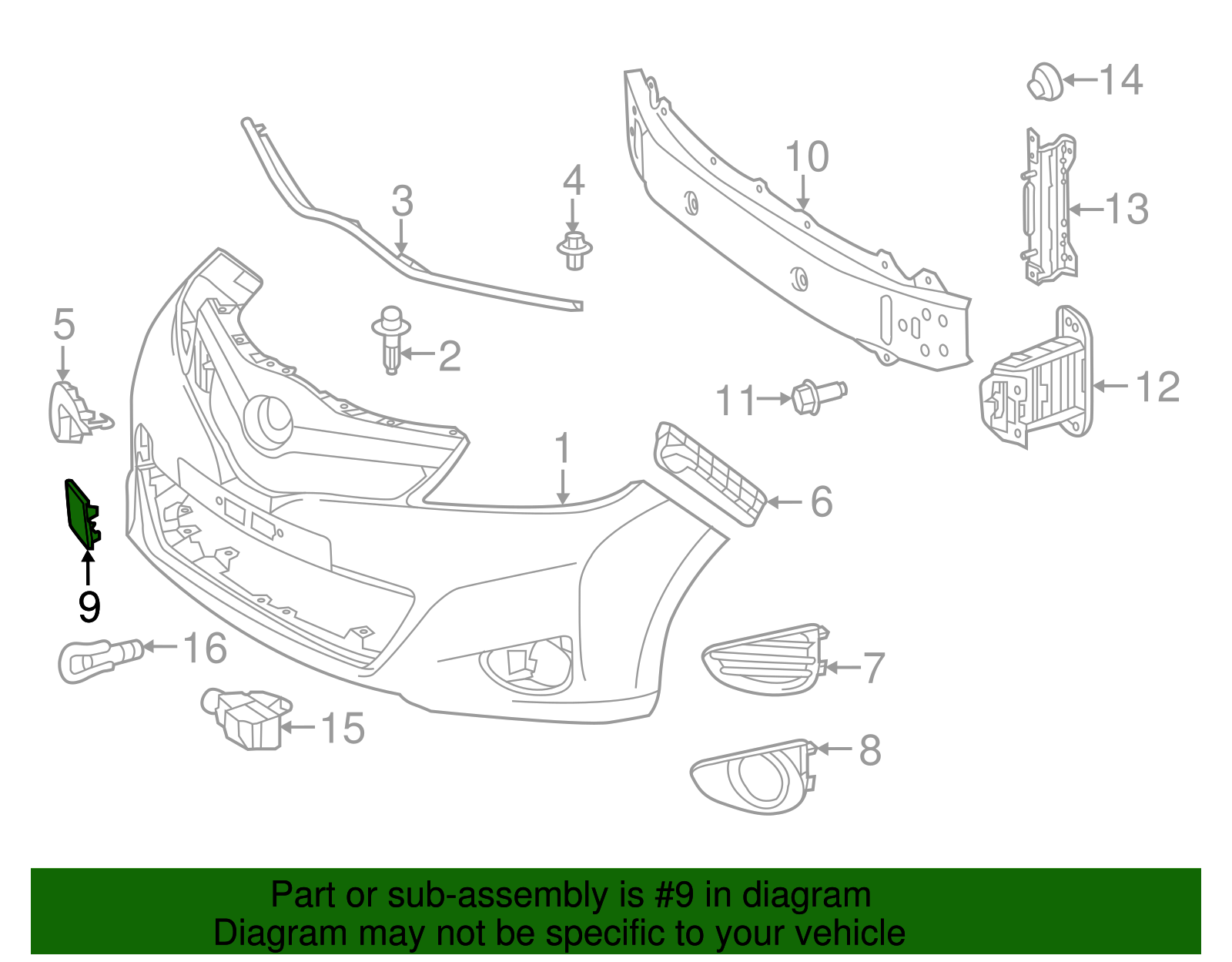 52129-52090 - Access Cover - 2012-2014 Toyota Yaris | Nucar Toyota Parts
