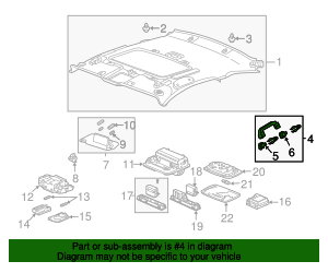 83240-SNA-A01ZB - Grab Rail Assembly *YR327L* (Pearl Ivory) - 2006-2012 ...