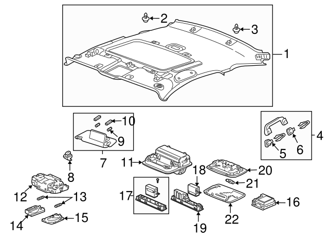 83240-SNA-A01ZB - Grab Rail Assembly *YR327L* (Pearl Ivory) - 2006-2012 ...