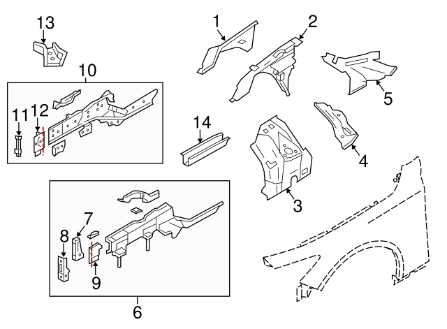 2014-2020 Infiniti Inner Rail Connector 751A7-4GA0A | INFINITI OF WEST ...