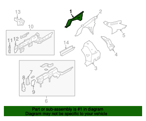 2014-2020 Infiniti Upper Rail 64110-4GF0A | OEM Parts Online