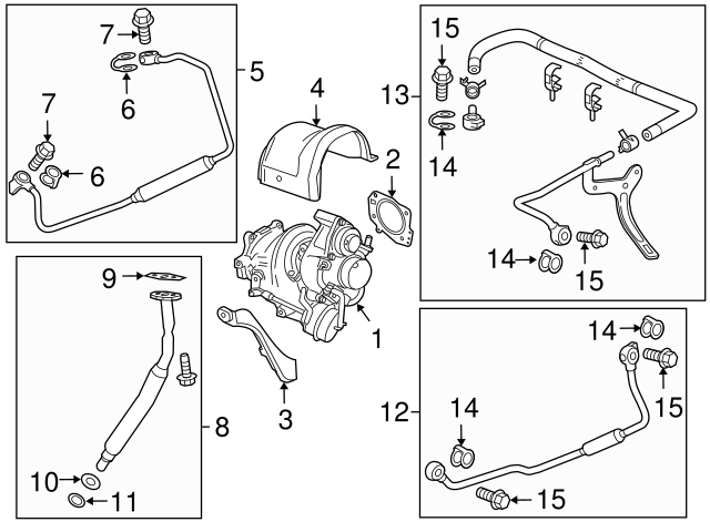 2011-2016 Buick Turbocharger Coolant Return Pipe 12626640 | NewGMParts.com
