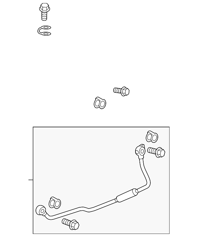 2011-2016 Buick Turbocharger Coolant Return Pipe 12626640 GM ...