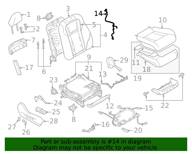 64126FL00A - Harness 2019-2023 Subaru | AutoNationParts.com