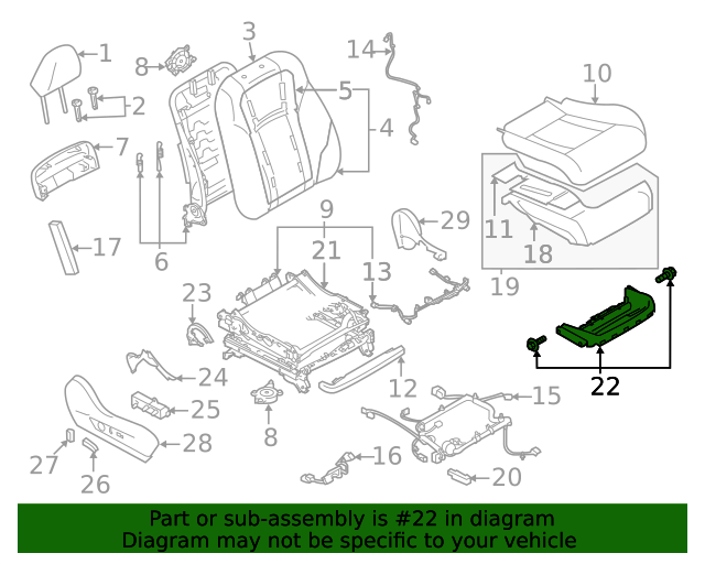 2020-2024 Subaru Front Panel 64147AN03A | Subaru Parts Store