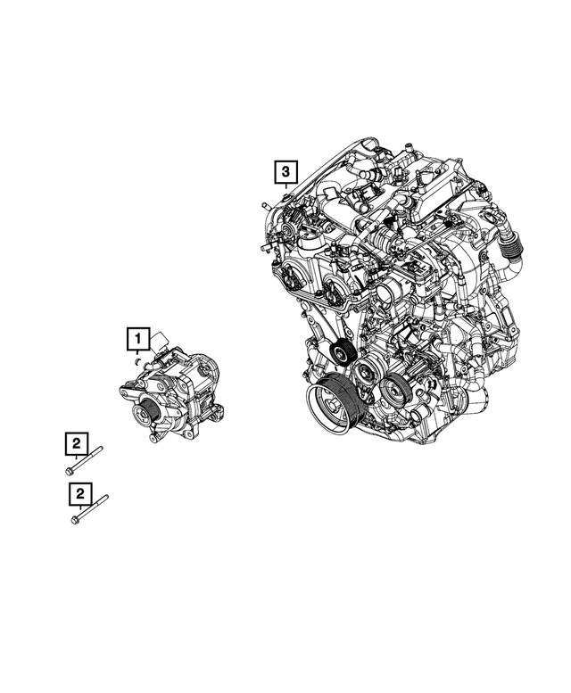 2019-2020 Jeep Wrangler Alternator Kit 68432441AC | My Mopar Parts