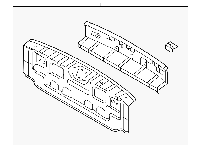 5257B031 Rear Body Panel 2011-2023 Mitsubishi Outlander Sport ...