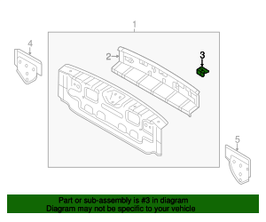 2011-2024 Mitsubishi Outer Reinforced Reinforced Plate 5257A347 ...