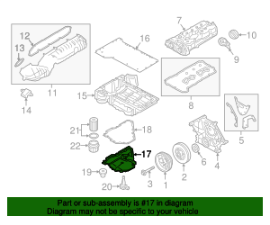 Genuine BMW 11-13-8-643-441 | Engine Oil Pan | FREE Shipping on Most ...