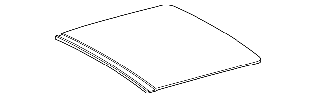 63201-0E060 - Sunroof Glass - 2014-2019 Toyota Highlander | Toyota ...