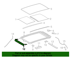 2014-2019 Toyota Highlander Deflector 63209-0E050 | Toyota Parts Center