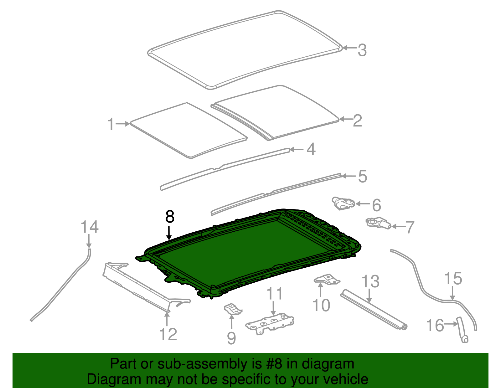 2014-2019 Toyota Highlander Housing Assembly 63203-0E090 | Toyota Parts ...