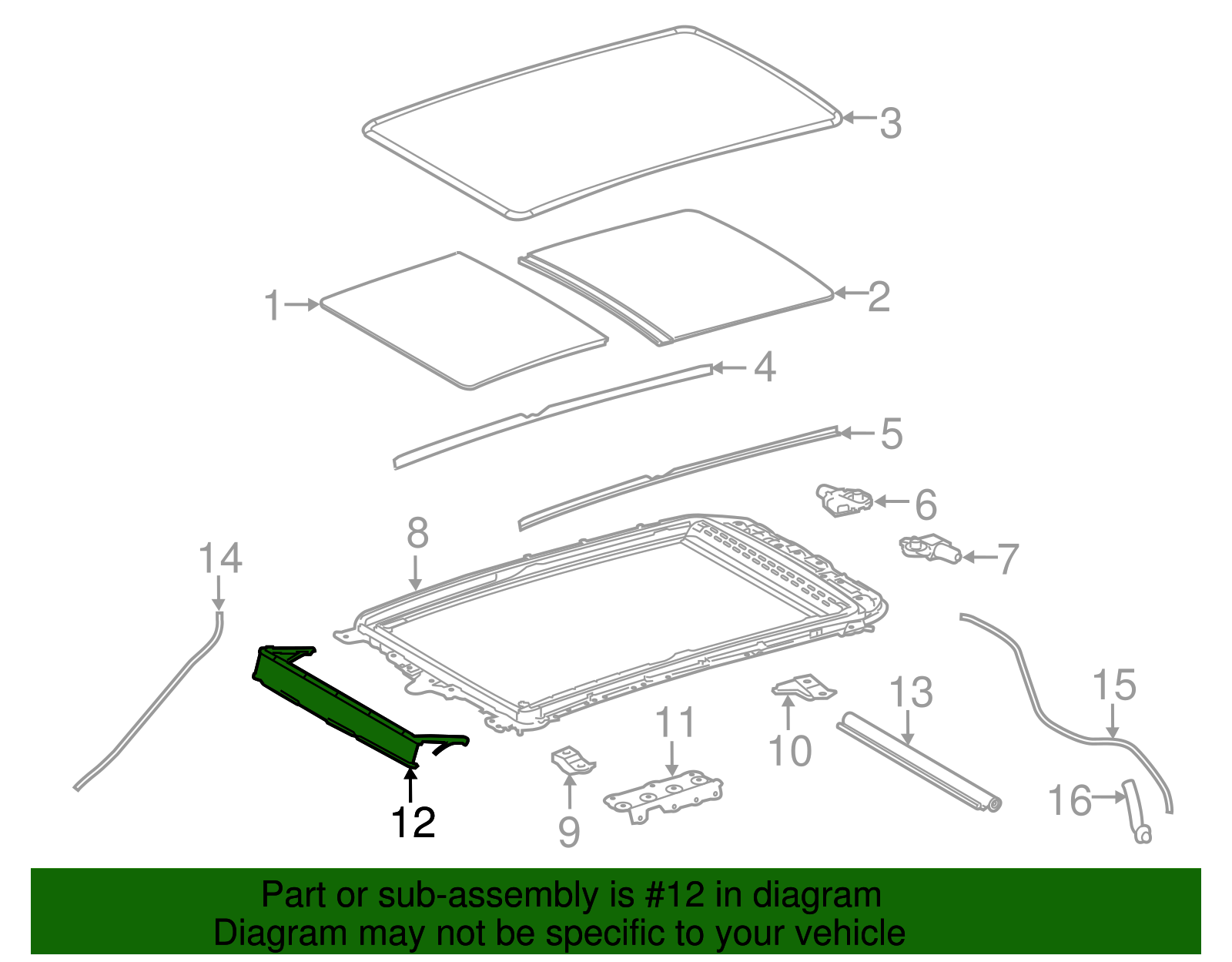 63209-0E050 - 2014-2019 Toyota Highlander - Deflector | Nucar Toyota Parts