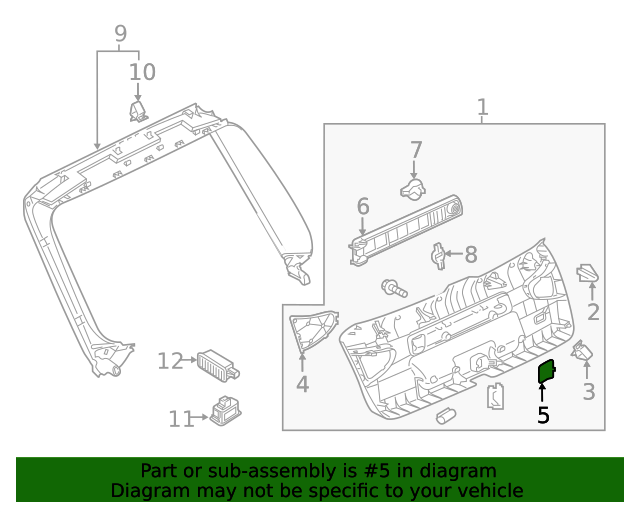 80A-867-747-4PK - Lower Cover 2018-2023 Audi | Audi OEM Parts