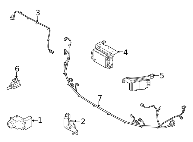 99110-IY000 - Unit Assembly Front Radar 2024 Genesis GV70 | Group 1 ...