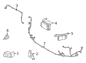 99110-IY000 - Unit Assembly Front Radar 2024 Genesis GV70 | Group 1 ...