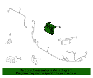 99110-IY000 - Unit Assembly Front Radar 2024 Genesis GV70 | Group 1 ...