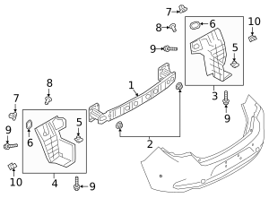 2019-2022 Mazda 3 Splash Shield BCKA-50-340 | RealMazdaParts.com