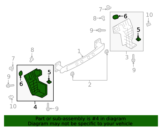 2019-2021 Mazda 3 Splash Shield - Driver's Side (LH) BCKA-50-350 | NewAutoParts.com