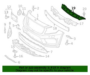 2018-2020 Mercedes-Benz Upper Mount 156-885-11-02 | MB OEM Parts