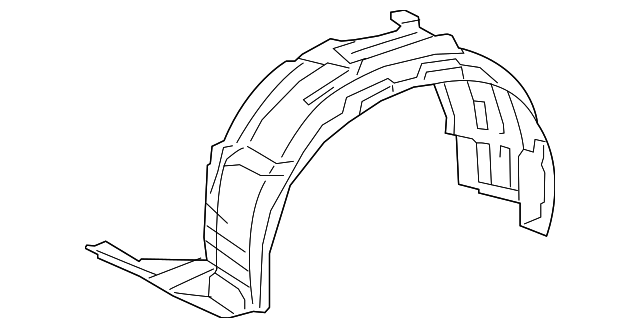 53805-0E020 - Fender Liner - 2010-2012 Lexus | My L Parts